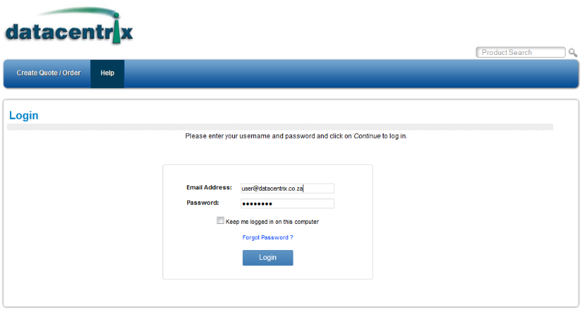 Untitled Document [orderentry.datacentrix.co.za]